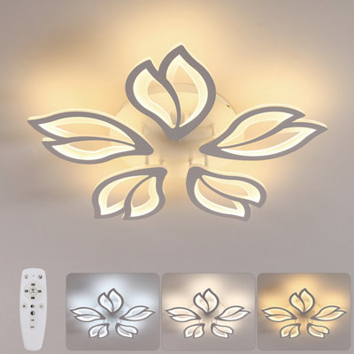 Goeco 5-Light Smart LED Ceiling Light 600mm, 45W