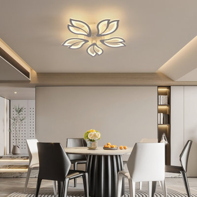 Goeco 5-Light Smart LED Ceiling Light 600mm, 45W