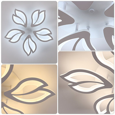 Goeco 5-Light Smart LED Ceiling Light 600mm, 45W