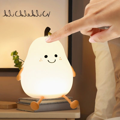 Goeco Creative pear shape children LED lighting lights with timer function