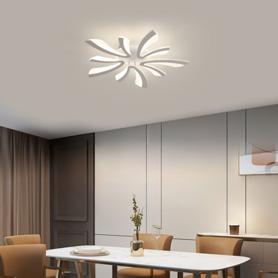 Goeco Dimmable Ceiling Light, 48W 4000LM, 3000K-6500K, Acrylic, Dia 75cm