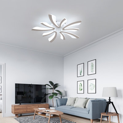 Goeco Dimmable Ceiling Light, 48W 4000LM, 3000K-6500K, Acrylic, Dia 75cm