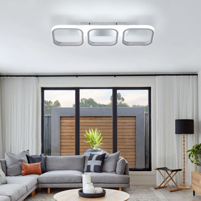 Goeco LED ceiling light, Acrylic Metal, 6000K 30W