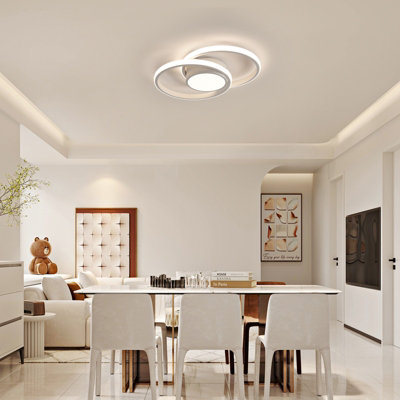 Goeco LED Dimmable Modern Round ceiling light 3000k-6000k