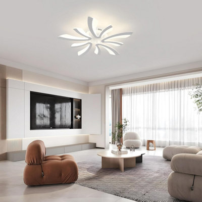 Goeco Modern LED Ceiling Light, 50W 5625LM, 70cm, 4500K Natural White ...