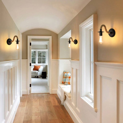 Goeco Retro Adjustable Wall Lamp 2 Packs