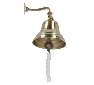Gold / Brass Door Bell Metal Garden House Yard Ringer Porch Home Shed ...