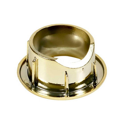 Gold Collar Bathroom Sink Basin Overflow Cover For 25mm Hole