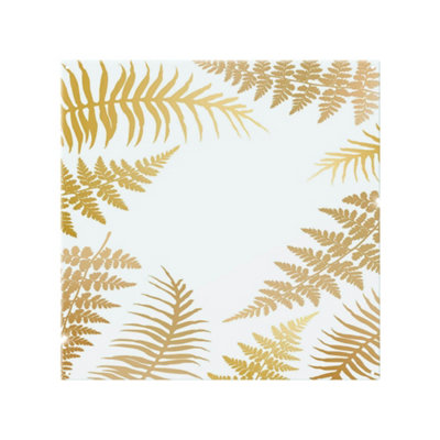 Gold Fern Splash Back designer style