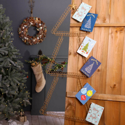 Christmas tree card holder store