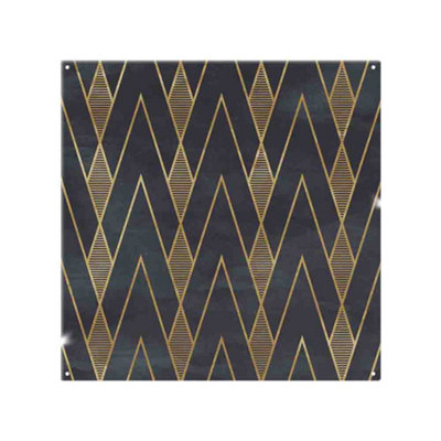 Gold Geometreic Lines Splash Back designer style