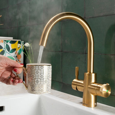 Gold QETTLE Original - 100C Boiling Water Tap, 4-in-1
