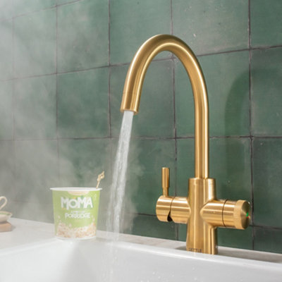 Gold QETTLE Original - 100C Boiling Water Tap, 4-in-1