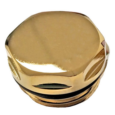 Gold Radiator Blanking and Bleeding Valve Set Plug For Radiator and ...