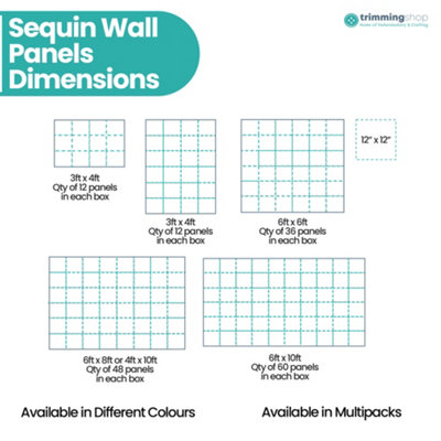 Gold Shimmer Sequin Wall Panels Backdrop, 30cm x 30cm