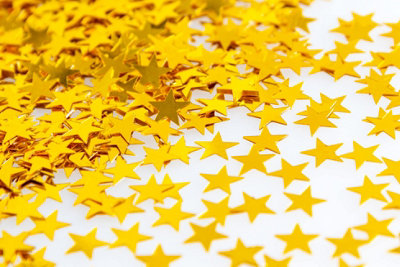 Gold Star Confetti 14g Table Scatter Birthday Party Decorations | DIY ...