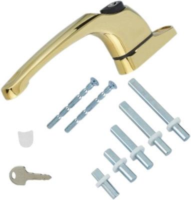 Gold Universal Espag UPVC Window Handle