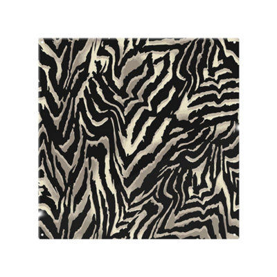 Gold Zebra Print Splash Back designer style