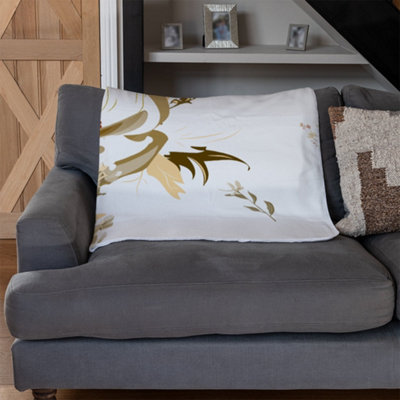 Golden Flower Print (Blanket) / Default Title