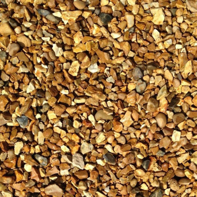 Golden Gravel 20mm Decorative Garden Stone Chippings Approx. 20kg Polybag