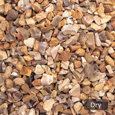 Golden Gravel 20mm Decorative Garden Stone Chippings Approx. 20kg Polybag