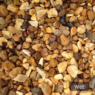 Golden Gravel 20mm Decorative Garden Stone Chippings Approx. 20kg Polybag