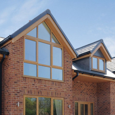 Golden Oak Fascia Board Cover Capping Board - Window Sill Cover - (L ...