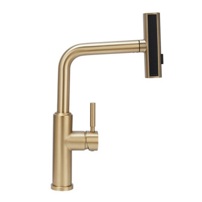 Golden Retractable Pulldown Kitchen Tap Mixer Tap