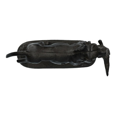Golden Retrievor Labrador Dog Cast Iron Statue Figure Trophy Fireplace ...