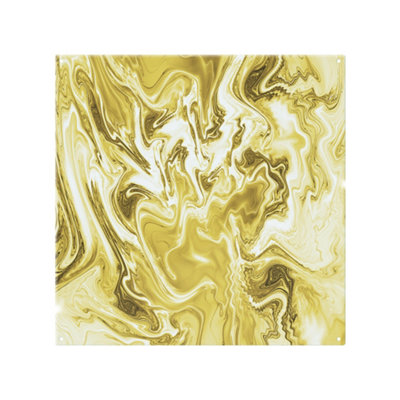 Golden Swirled Marble Splash Back designer style