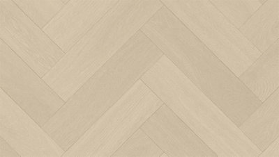Goliath Ancares Herringbone Vinyl by Remland (Beige, 3m x 4m) | DIY at B&Q