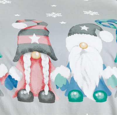 Gonk Family Reversible Duvet Cover Set Winter/Christmas Bedding