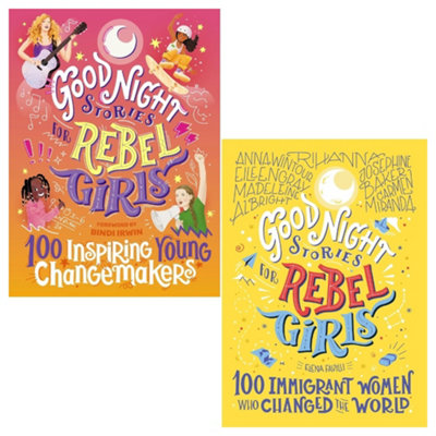 Good Night Stories for Rebel Girls 2 Books Collection Set (100 ...