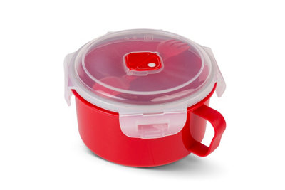 Good2Heat Plus Microwave Cookware Red Round Plastic Steam Vent ...