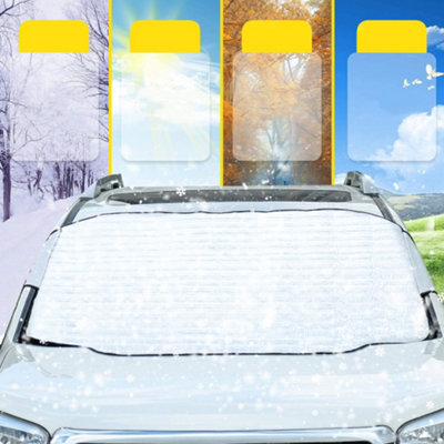 Goodyear 2 in 1 Car Windshield Windscreen Sun Shade Summer Winter Heat ...