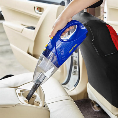 Goodyear 60W 12v Wet and Dry Car Vacuum Cleaner Long Cord Cyclone ...