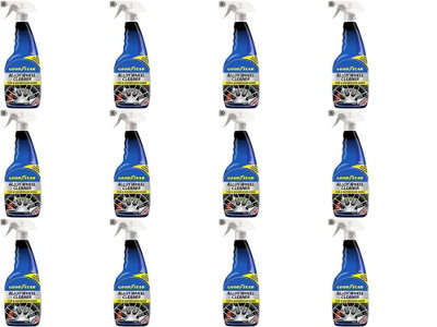 Goodyear Alloy Wheel Cleaner 750ml Trigger Spray (Pack of 12)