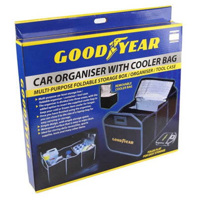 Goodyear Car Boot Organiser Collapsible Shopping Tidy Storage Bag ...