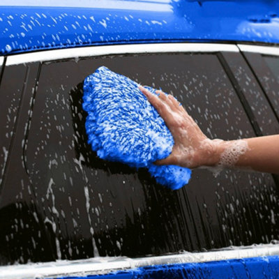 Goodyear Chenille Luxury Wash Sponge Car Wash Microfibre Cleaning Mitt ...