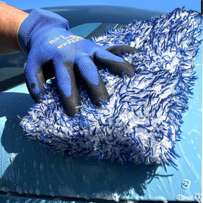 Goodyear Chenille Luxury Wash Sponge Car Wash Microfibre Cleaning Mitt ...