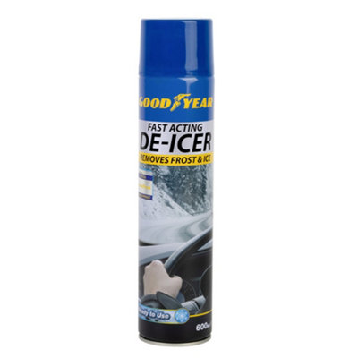 Goodyear De-Icer Fast Acting Frost Ice Instant Remover Windscreen Spray ...