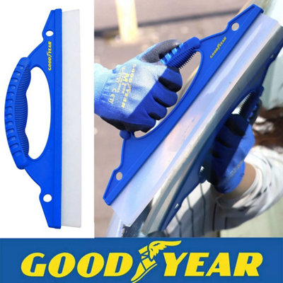 Goodyear Flexible Silicone Window Wiper Soft Grip Car Glass Squeegee ...