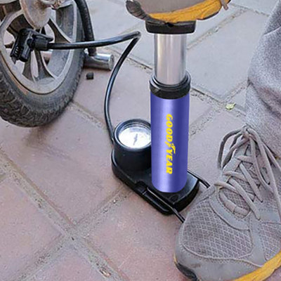 Goodyear Foot Pump for Car Tyres Bicycles Inflatables Motorcycles ...