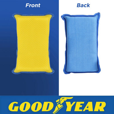 Goodyear Microfibre Sponge Bug & Tar Remover Mesh Trim Pad Insect Stain ...