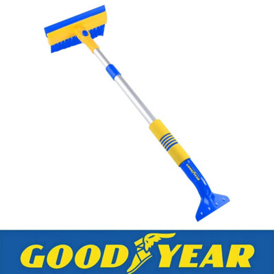 Goodyear Telescopic Ice Scraper Sturdy Wide Blade Head Ice Breaker ...
