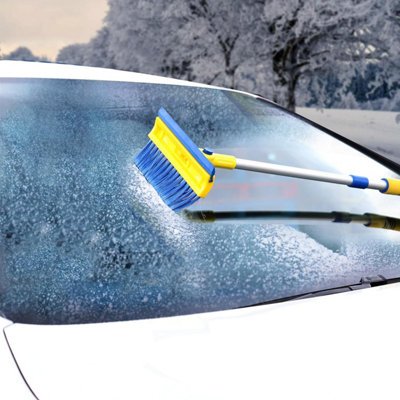GOODYEAR TELESCOPIC ICE SCRAPER STURDY WIDE BLADE HEAD ICE BREAKER ...