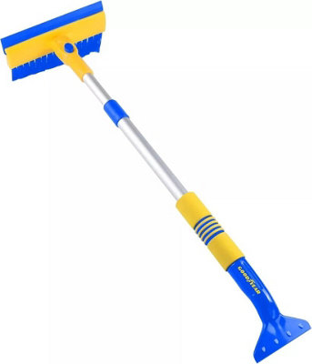 Goodyear Telescopic Ice Scraper Sturdy Wide Blade Head Ice Breaker ...