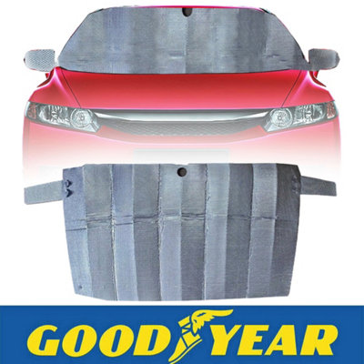 Goodyear Universal Windscreen Folding Compact Sun Shade Car Windshield ...