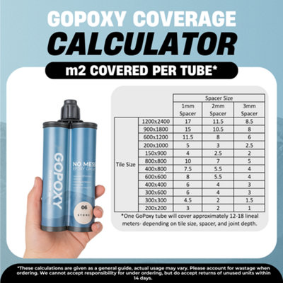 GoPoxy No Mess Epoxy Tile Grout - Oak 14