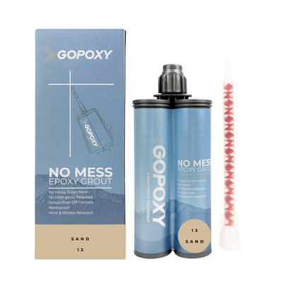 GoPoxy No Mess Epoxy Tile Grout - Sand 13